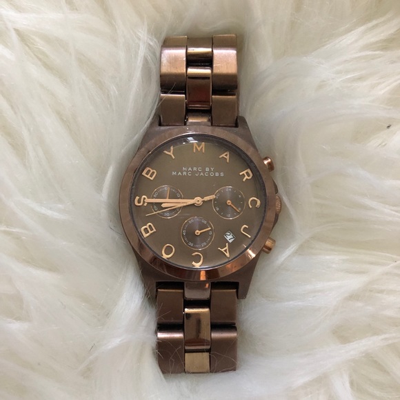 Marc By Marc Jacobs | Accessories | Chocolate Bronze Marc Jacobs Watch ...